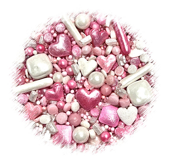 CLOSEOUT SALE: Shop Black Rose Candy Sprinkles, Pink Roses Sprinkles ...