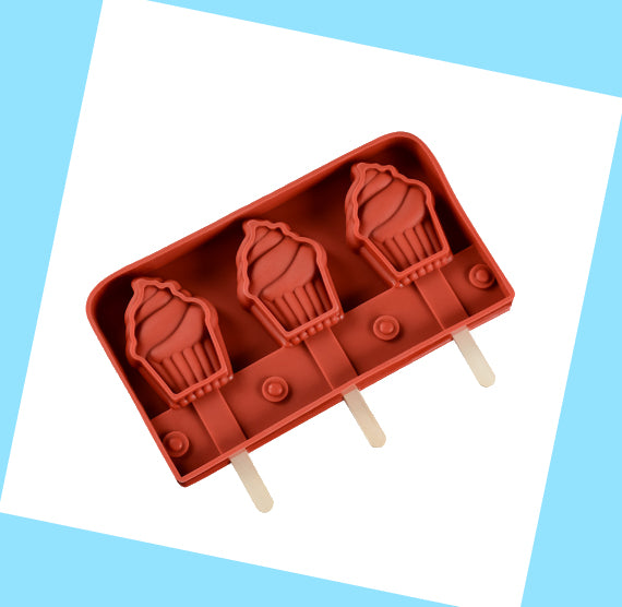 Shop Cupcake Cakesicle Mold: Cupcake Shaped Silicone Popsicle Molds ...
