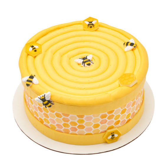 Shop Honey Bees Sugar Toppers, Edible Bee Cupcake + Cake Toppers ...