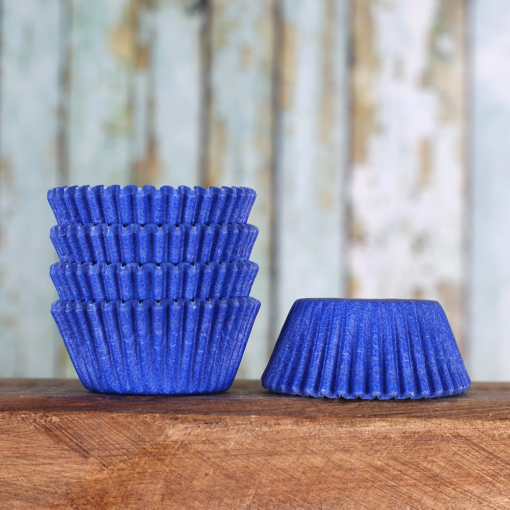 Shop Bulk Mini Royal Blue Cupcake Liners, Wholesale Cupcake Liners ...