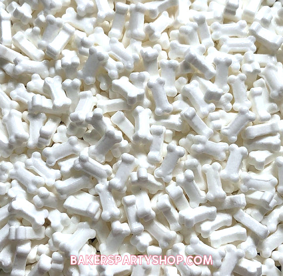 Shop Mini Bone Candy Sprinkles: White Bone Sprinkles & Toppings ...