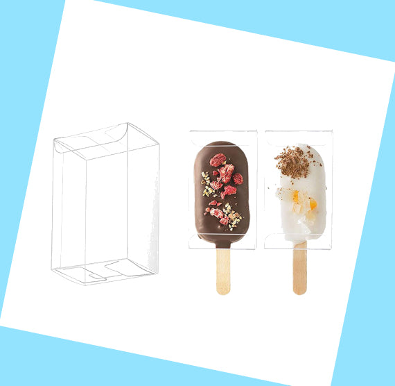Shop Clear Cakesicle Box Set: Single Cakesicle Boxes in Small + Large ...