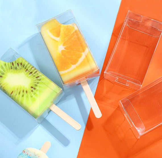 Shop Clear Cakesicle Box Set: Single Cakesicle Boxes in Small + Large ...