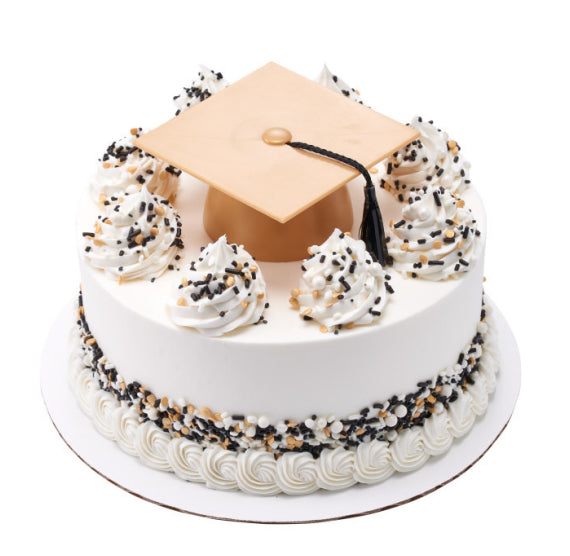 Shop Gold Graduation Cap Cake Toppers: Graduation Party Decor ...
