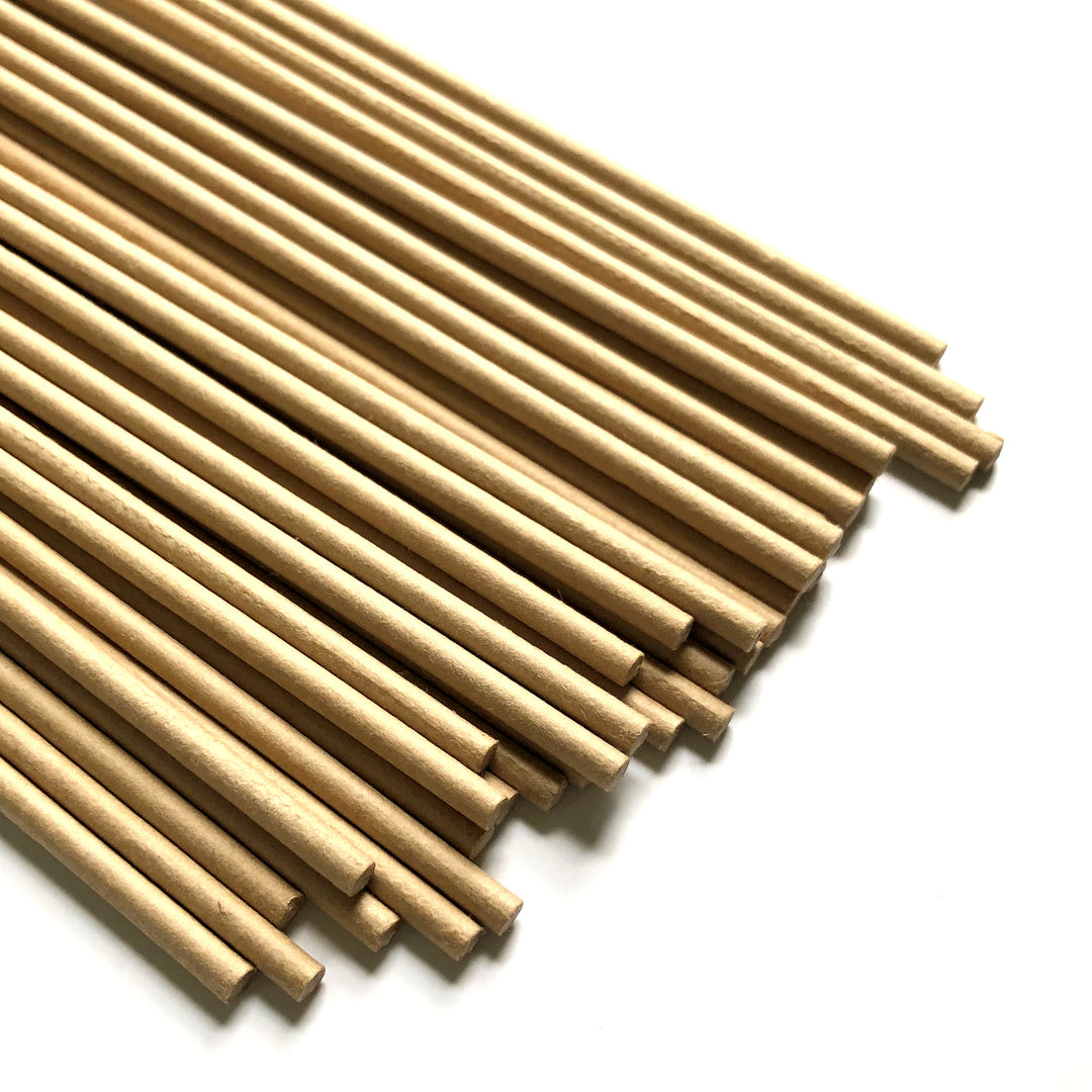 Shop Kraft Brown Paper Lollipop Sticks: 6" Unbleached Lollipop Sticks – Sprinkle Bee Sweet