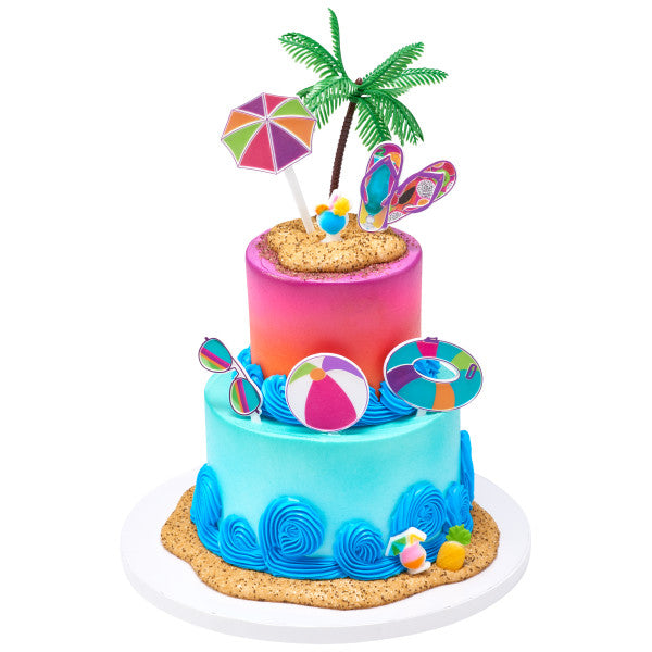 Shop Palm Tree Cake Toppers, Palm Tree Cupcake Picks at BPS – Sprinkle ...