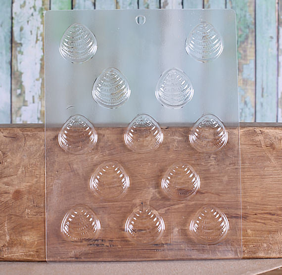 SUPER SALE Oyster Shell Chocolate Mold, Seashell Candy Molds – Sprinkle ...
