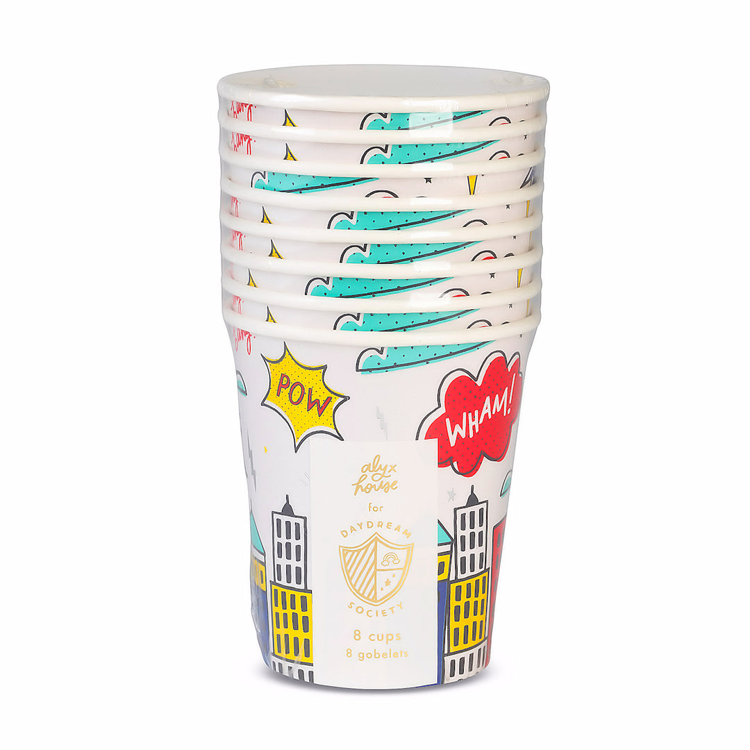 SHOP Superhero Paper Cups by Daydream Society at Bakers Party Shop ...